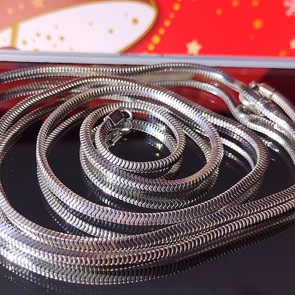 925 Sterling Silver | Accessories | 32 Inch Mens Sterling 925 Molten ...